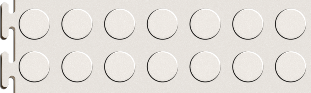 White Coin Tile Sample – Perfection Floor Tile