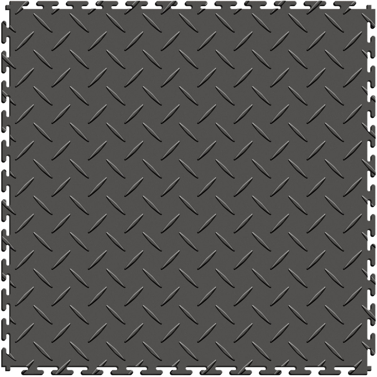 Dark Gray Diamond Plate Tile Case – Perfection Floor Tile