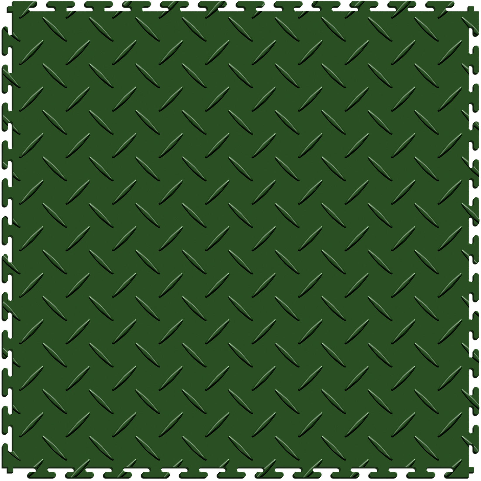 Green Diamond Plate Tile Case – Perfection Floor Tile