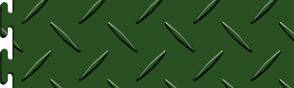 Green Diamond Plate Tile Sample – Perfection Floor Tile